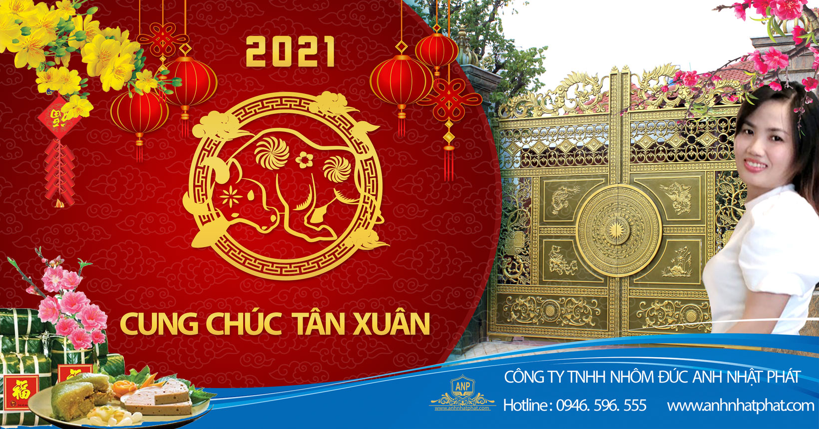 Cổng nhôm đúc - Anh Nhật Phát - Nâng tầm đẳng cấp